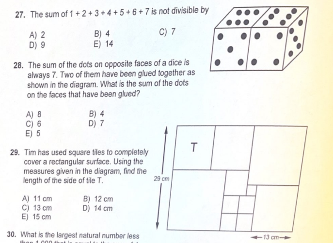 Solved The sum of the dots on opposite faces of a dice | Chegg.com