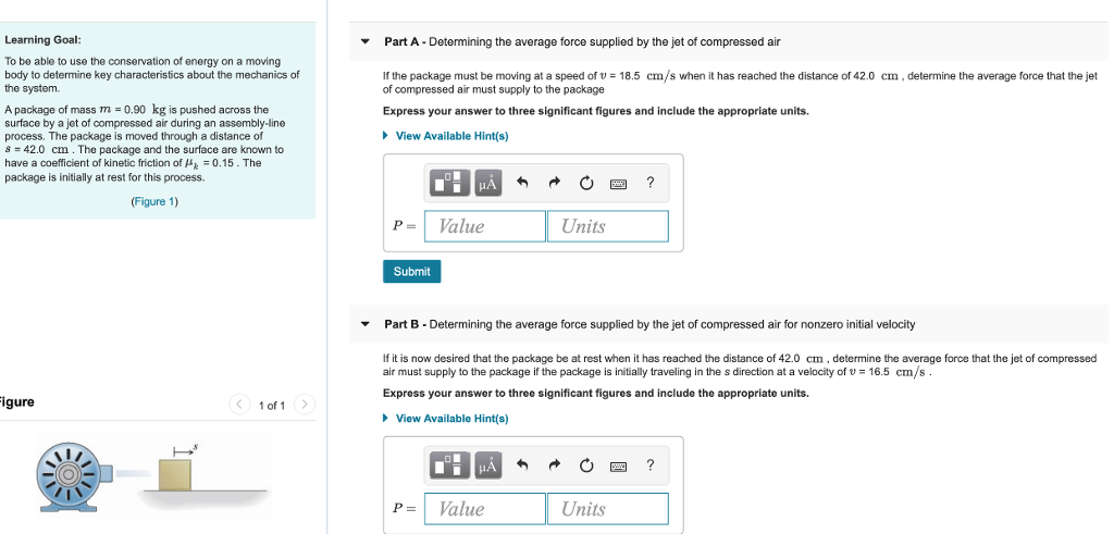 Solved Learning Goal Part A Determining the average force | Chegg.com