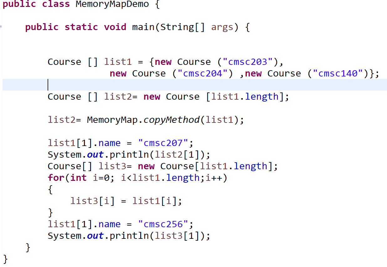 Solved Assume There Is A Class Named Course With A Public 