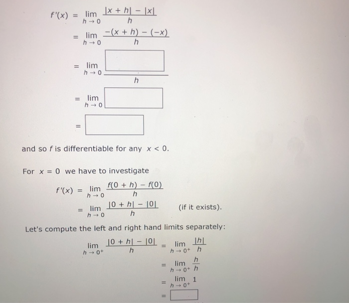 Solved EXAMPLE 5 where is the function f(x) = 1x1 | Chegg.com