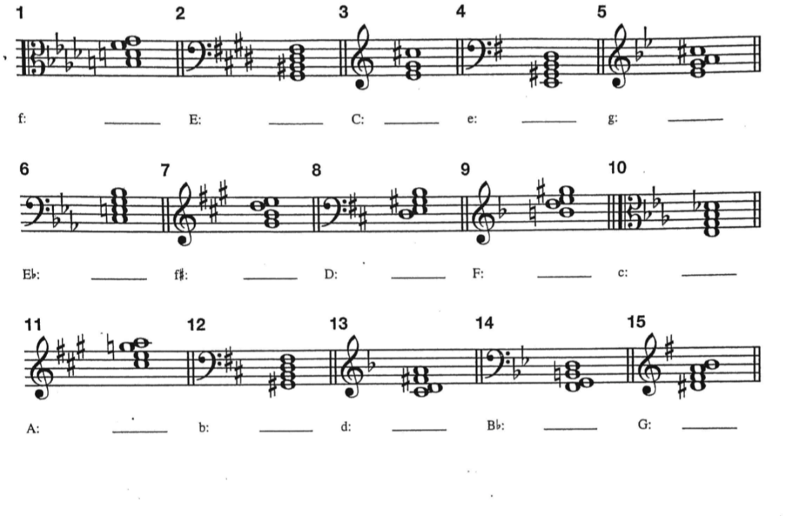 Solved TONAL HARMONY: Label any chord that might be a | Chegg.com