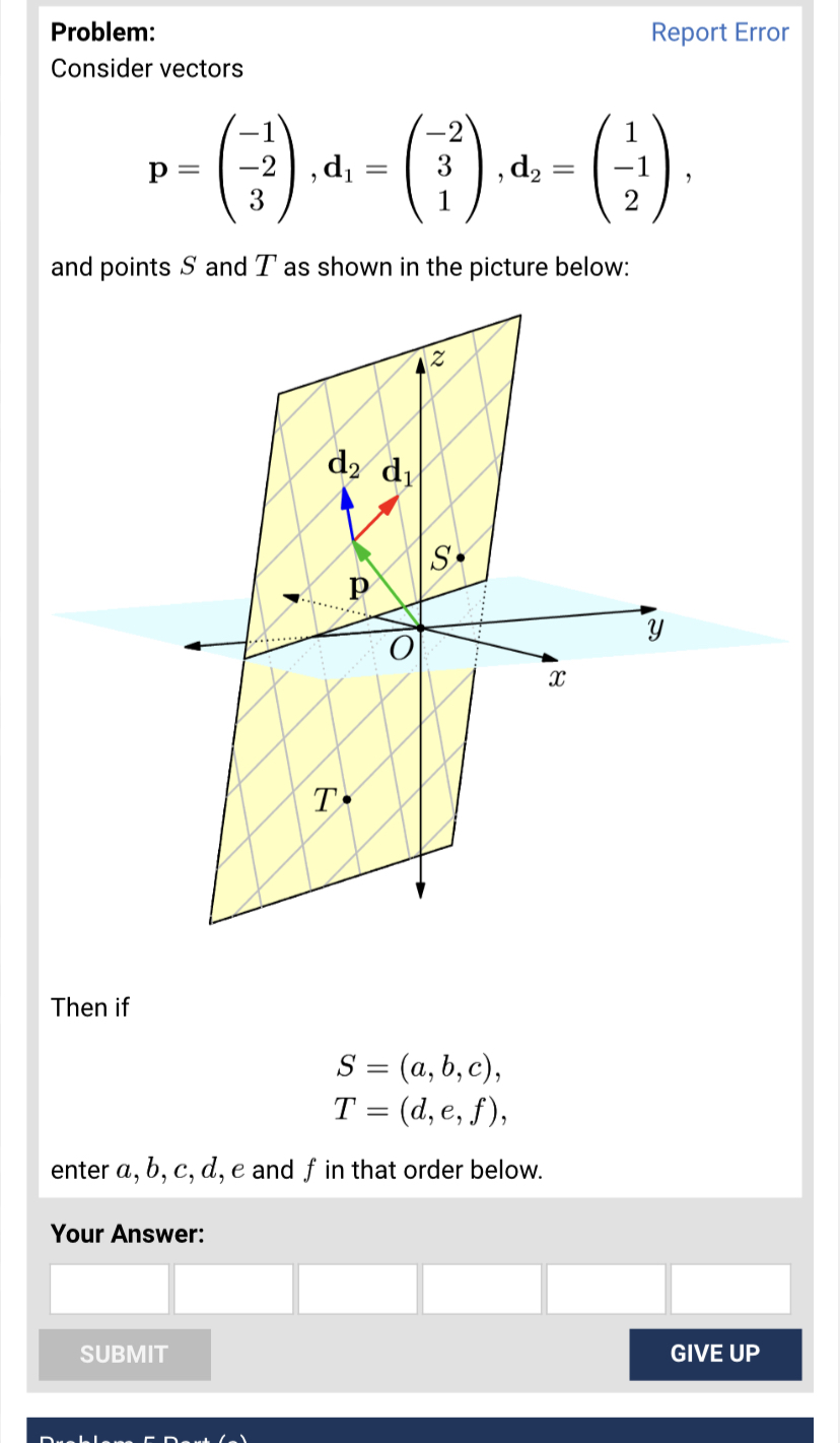 Solved Problem: Re Consider vectors | Chegg.com