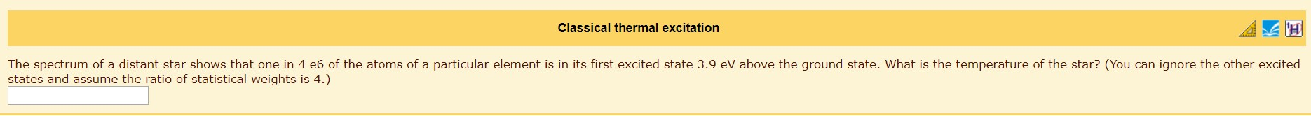 Solved Classical thermal excitation The spectrum of a | Chegg.com