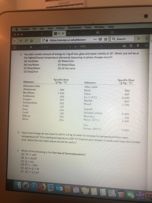 Solved Flrefox File Edit View History Bookmarks Tools Window | Chegg.com
