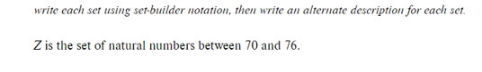 Solved Write Each Set Using Set Builder Notation Then Write 5879