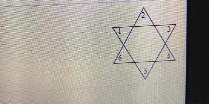 Solved Find the sum of the measure of the numbered angles in | Chegg.com Solved Find the sum of the measure of the numbered angles in | Chegg.com