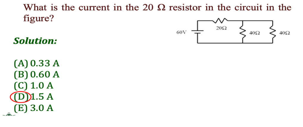 Solved What is the current in the 20Ω resistor in the | Chegg.com