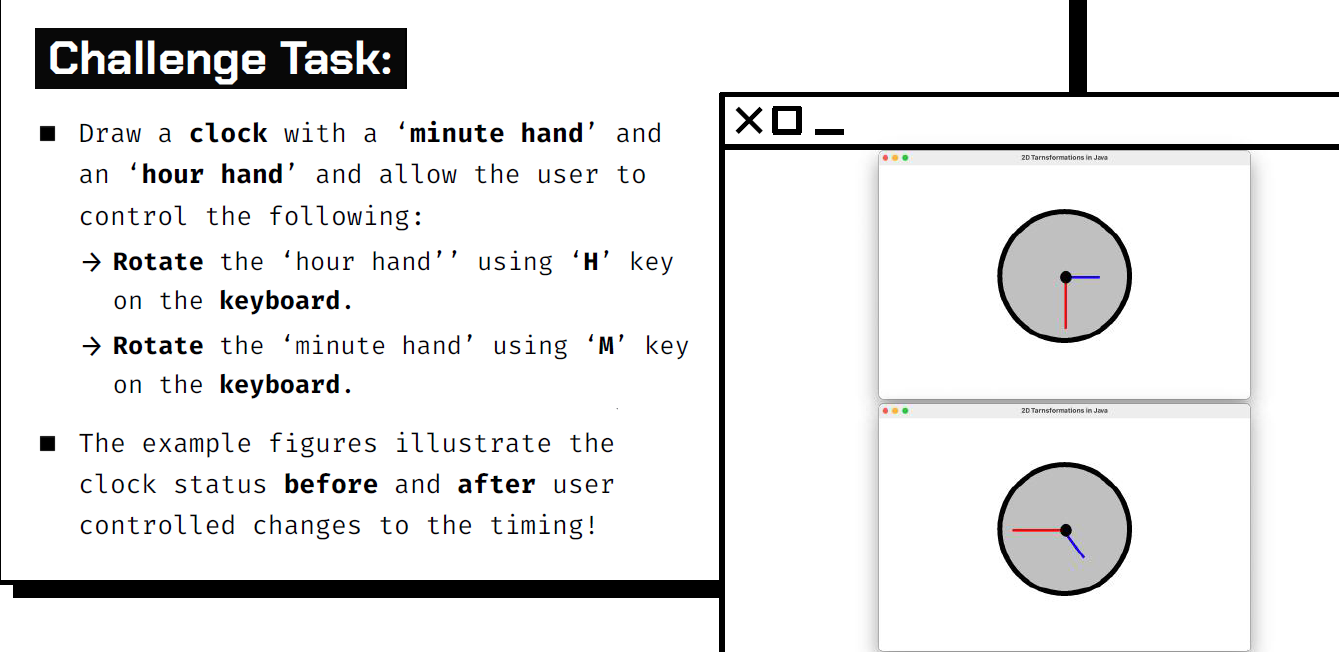 Solved Write a program to create, translate and rotate a | Chegg.com