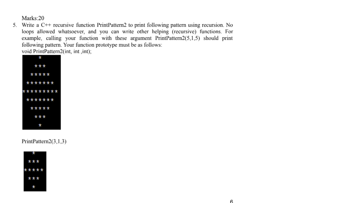 Solved Write a C++ program. Can create your own recursive | Chegg.com