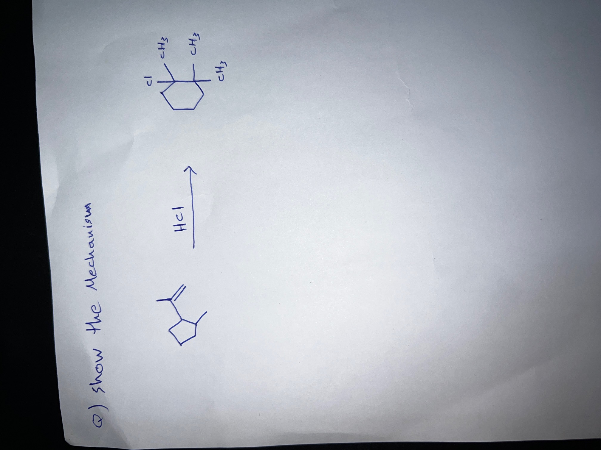 Solved Q) Show the Mechanisum \\[ | Chegg.com