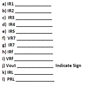 Solved a) IR1 b) IR2. c) IR3 d) 1R4 e) IR5 f) VR7. g) IR7. | Chegg.com