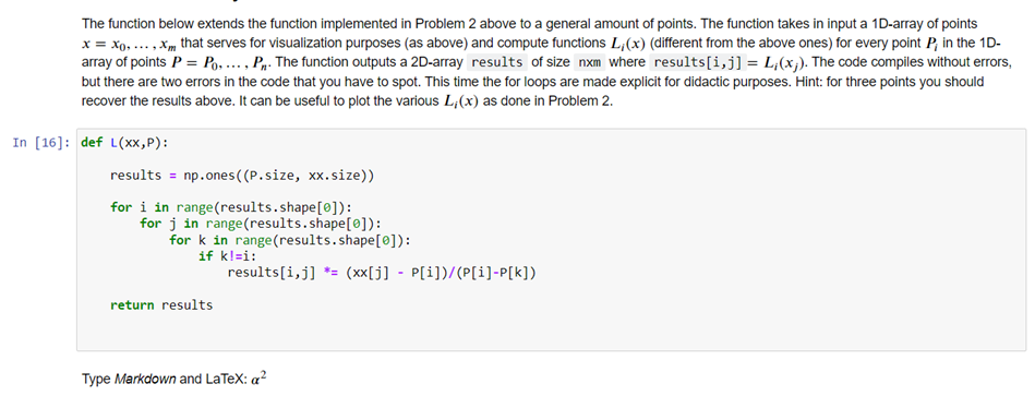 Solved The function below extends the function implemented | Chegg.com
