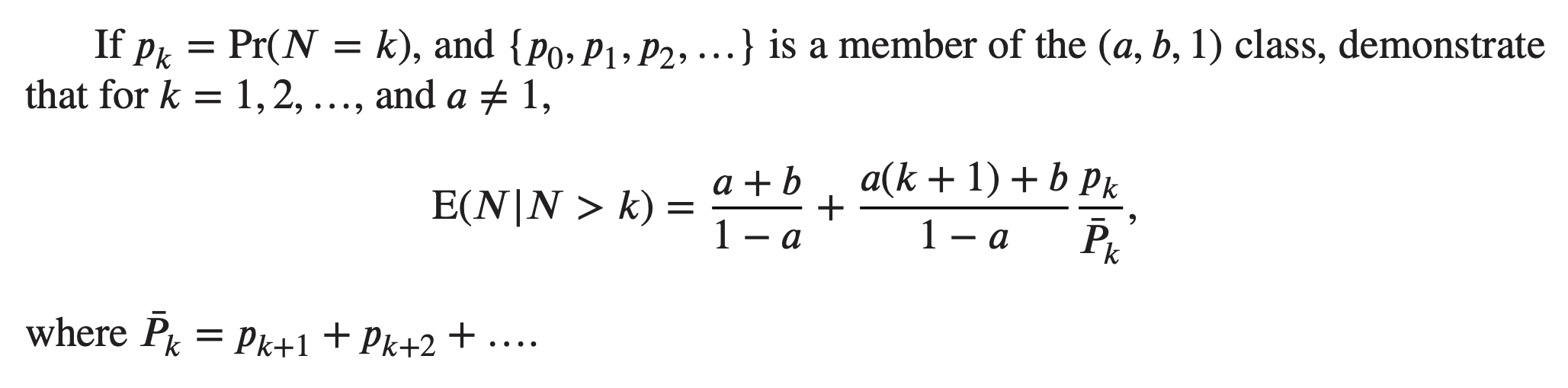 Solved = = If Pk = Pr(N = k), and {P0, P1, P2, ...} is a | Chegg.com