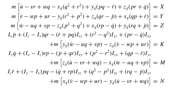 Solved Derive the 6-degree of freedom equation of motion for | Chegg.com