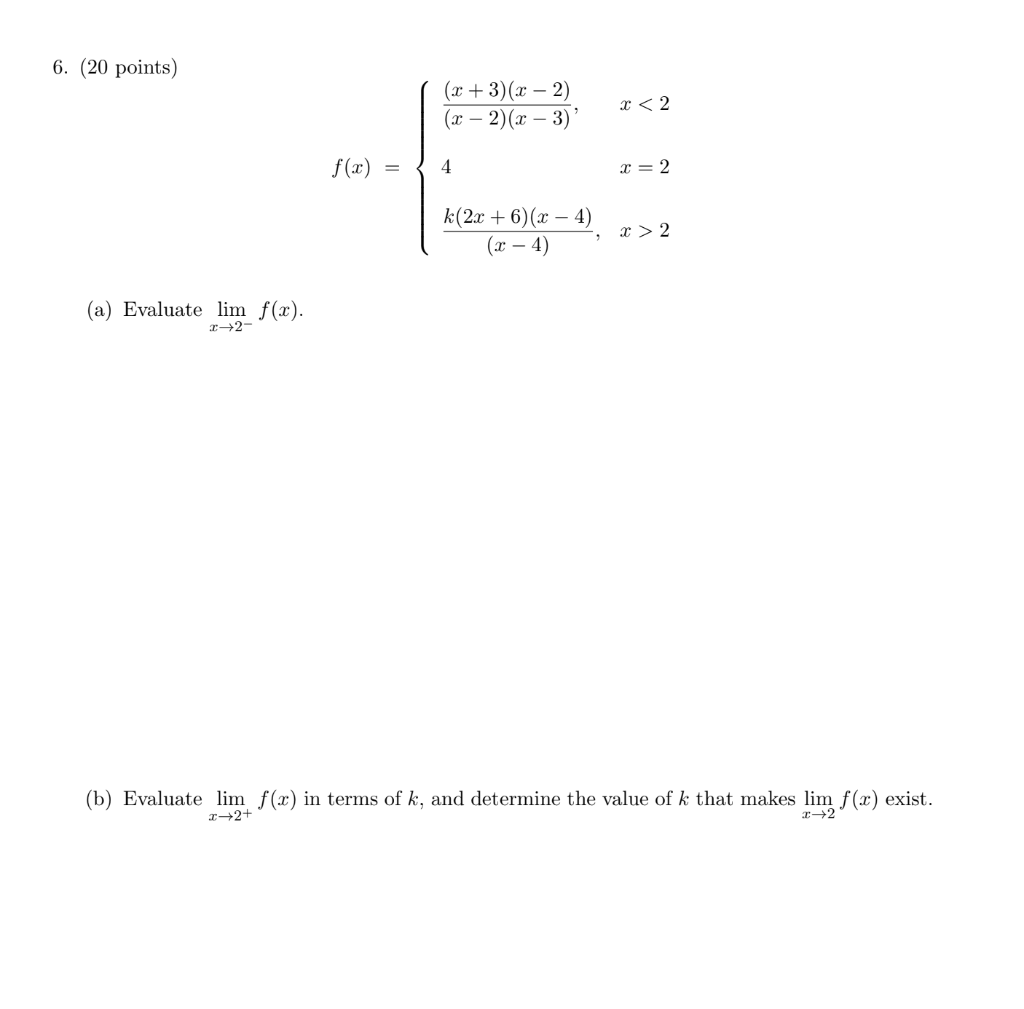 Solved 6. (20 points) | Chegg.com