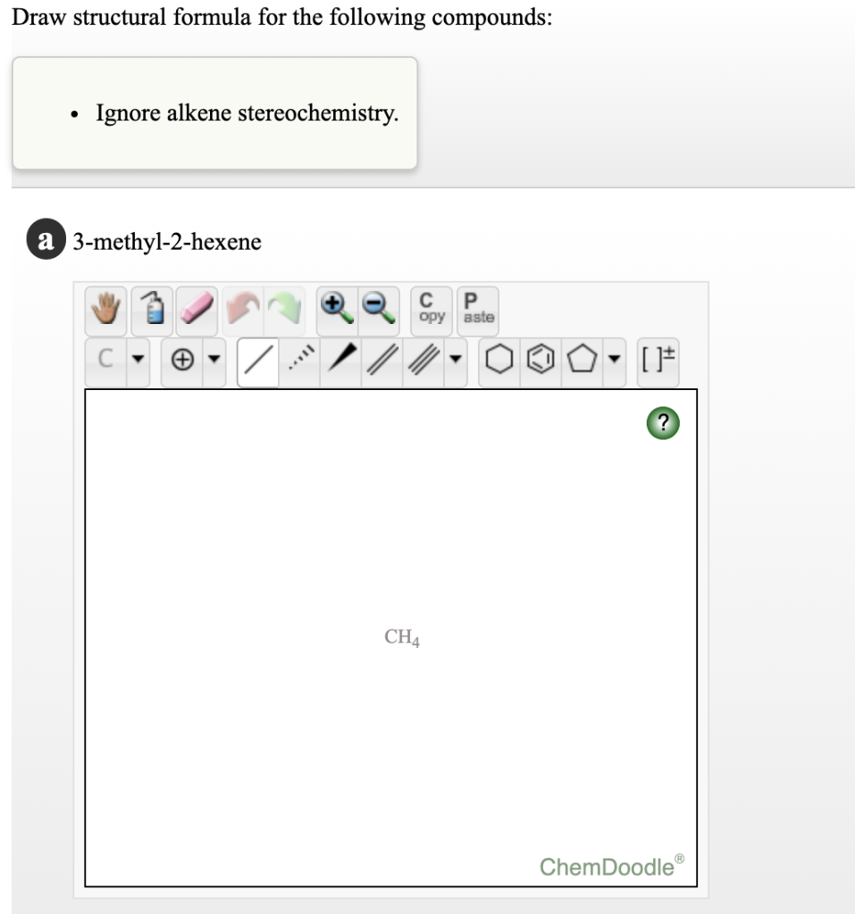 Solved Draw structural formula for the following compounds: | Chegg.com