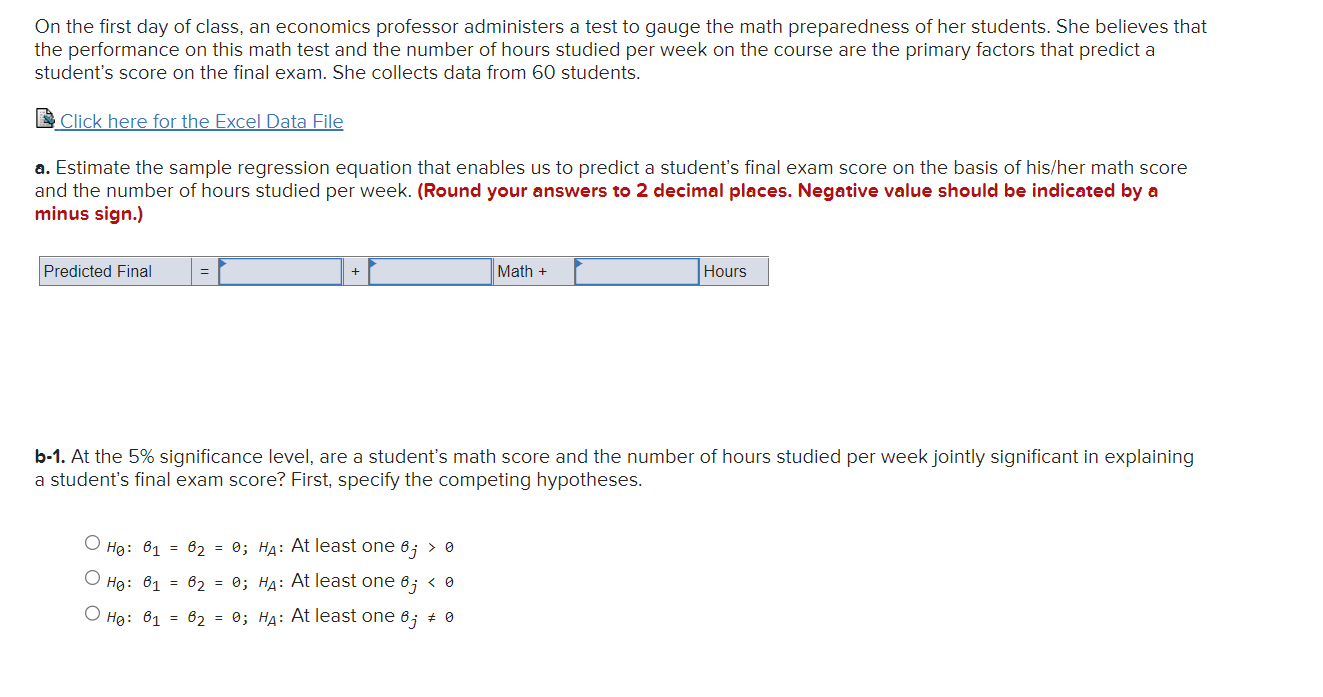 Solved On the first day of class, an economics professor | Chegg.com