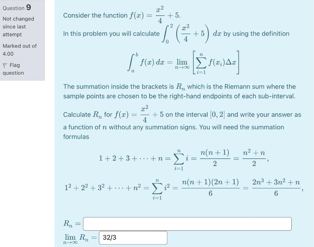 Solved Consider the function f(x)=4x2+5. In this problem you | Chegg.com
