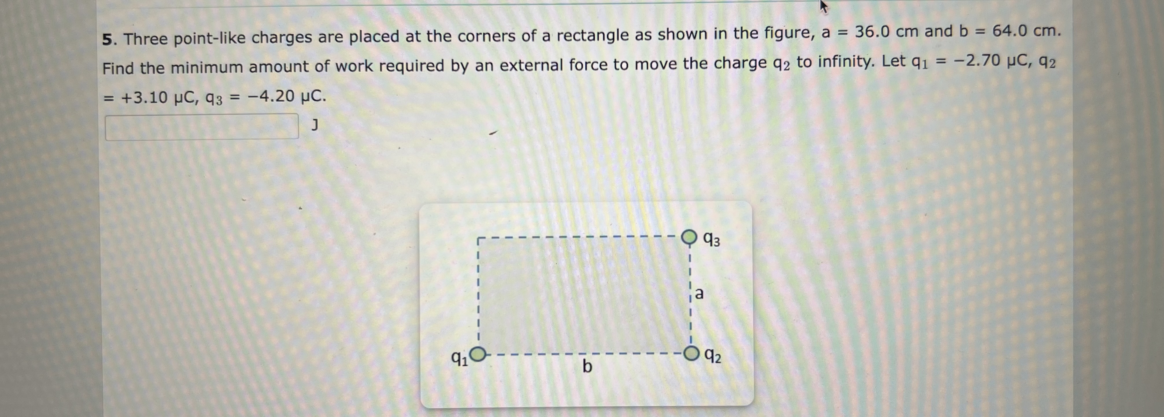 Solved Three point-like charges are placed at the corners of | Chegg.com