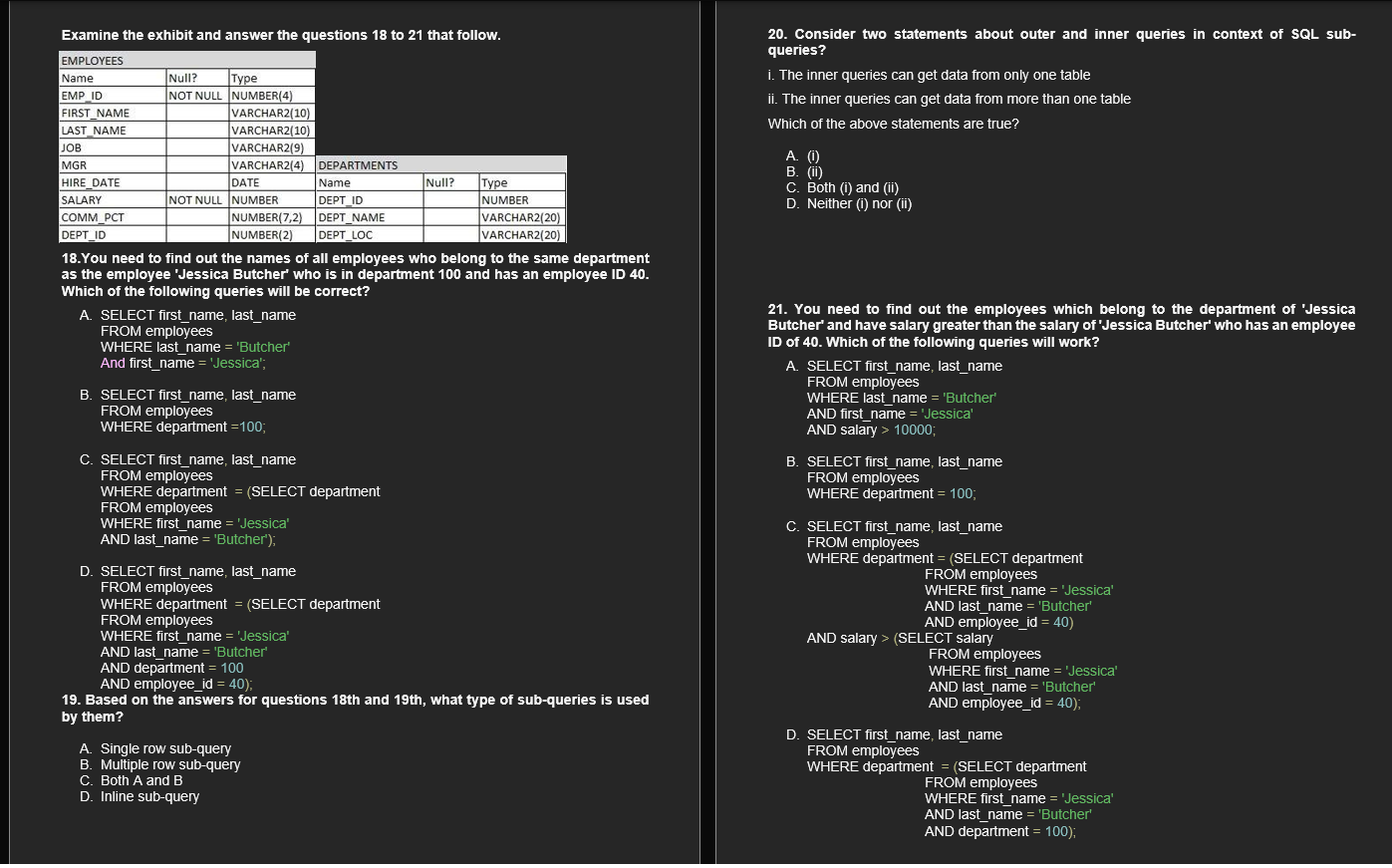 Solved Just type the question number and the answer letter | Chegg.com