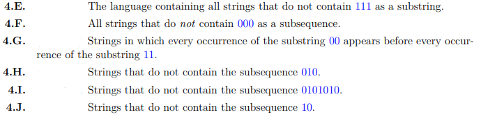 Solved Regular expressions. For each of the following | Chegg.com