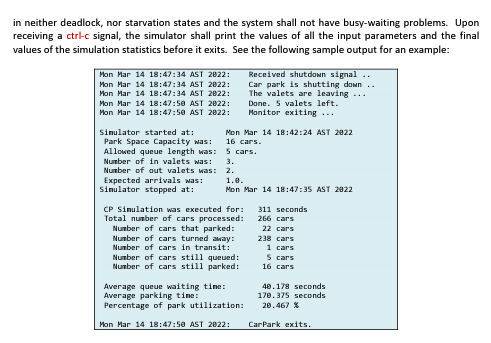 Solved In this project, you will be developing a simulator | Chegg.com