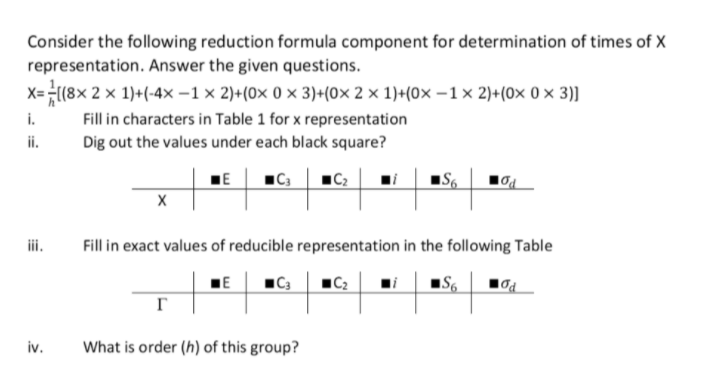 Solved Consider the following reduction formula component | Chegg.com