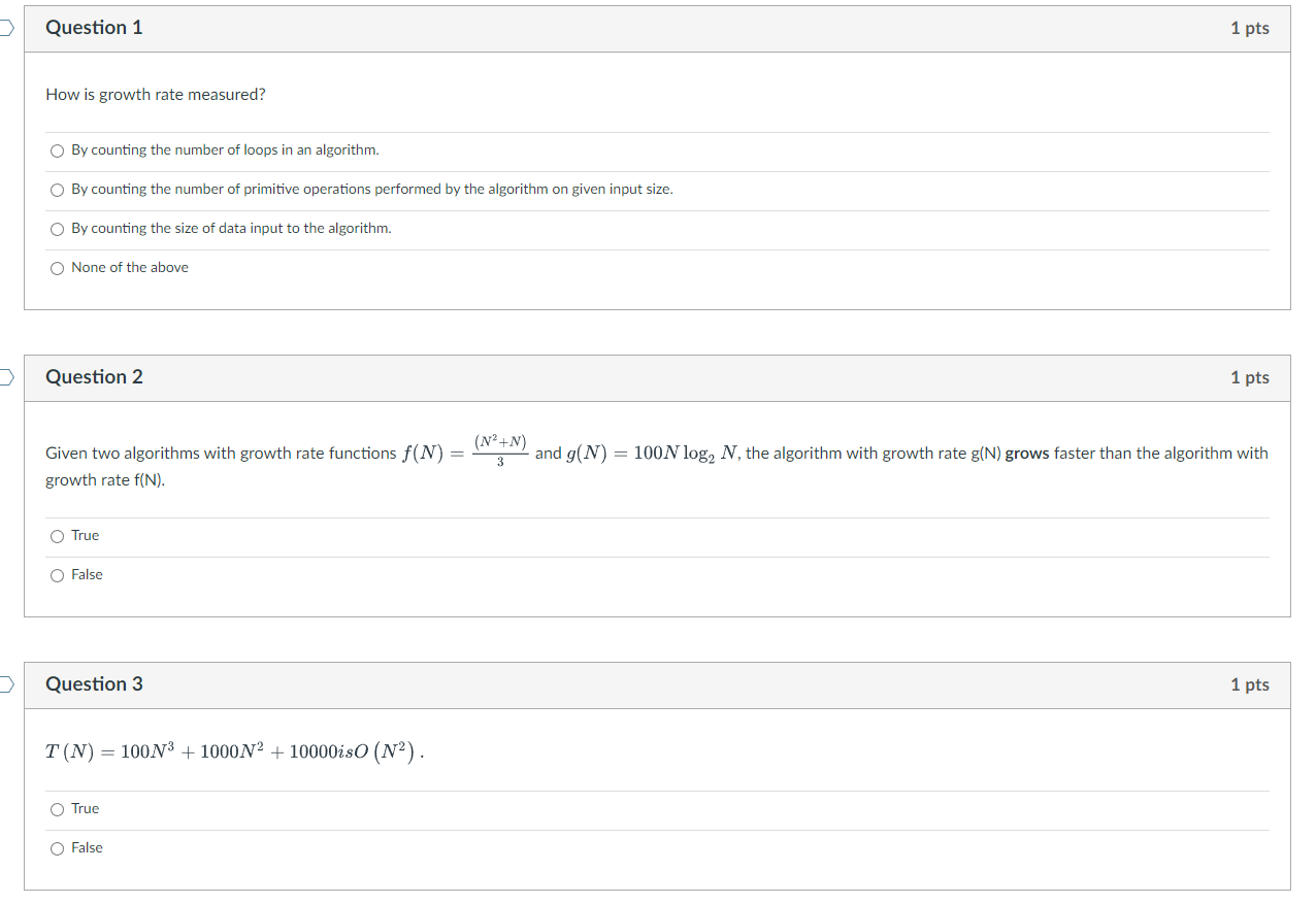 Solved Question 1 1 pts How is growth rate measured? By | Chegg.com
