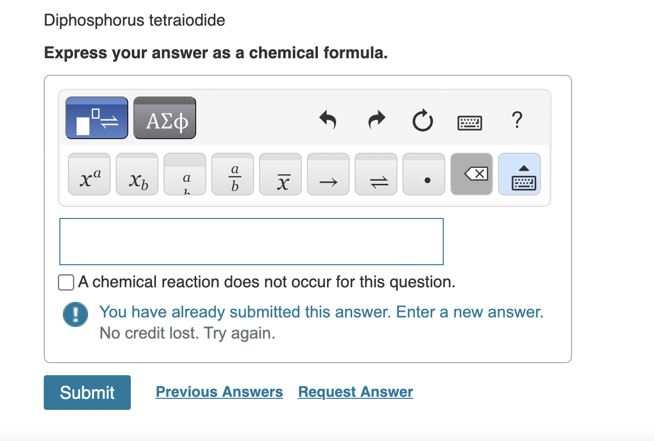 Solved Tellurium tetraiodide Express your answer as a | Chegg.com