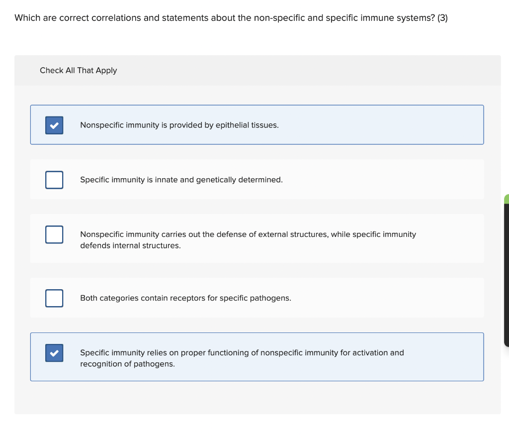 There are three correct answers so I have to be | Chegg.com