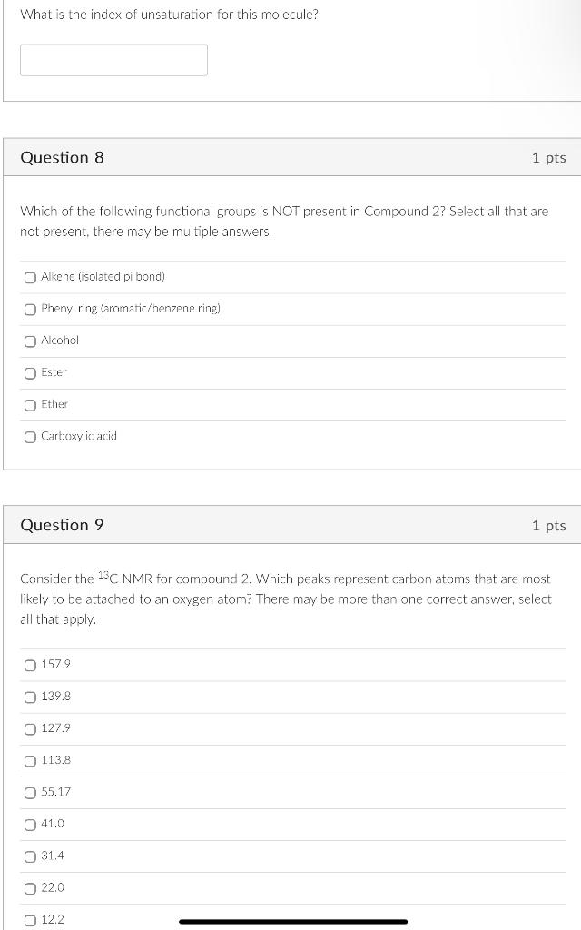 Question 2 - Use the information below to answer | Chegg.com
