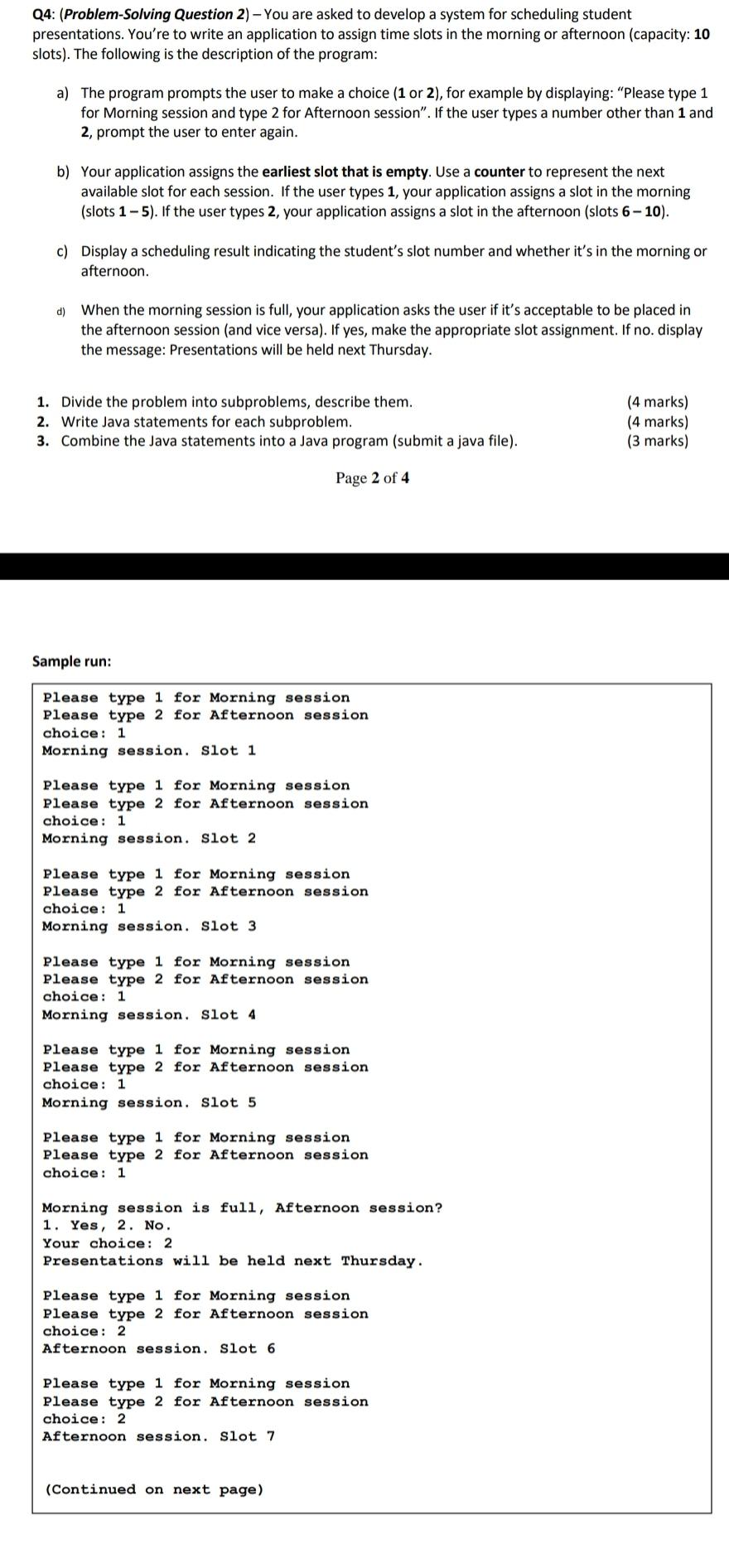 Solved Q2: (Algorithm Design) - The four students (A, B, C, | Chegg.com