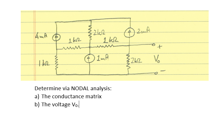 Solved 4mA 0 mA : 242 1k2 1k2 + o lmA ww | Ike Ve : 2k2 | Chegg.com