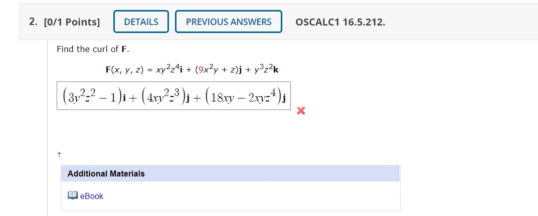 Solved 2. [0/1 Points] DETAILS PREVIOUS ANSWERS OSCALC1 | Chegg.com