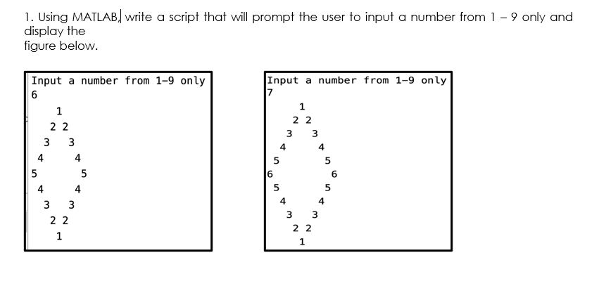 Solved Using MATLAB, write a script that will prompt the | Chegg.com Solved Using MATLAB, write a script that will prompt the | Chegg.com