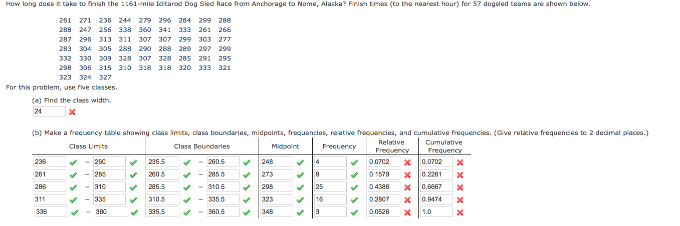 Solved How long does it take to finish the 1161-mile | Chegg.com
