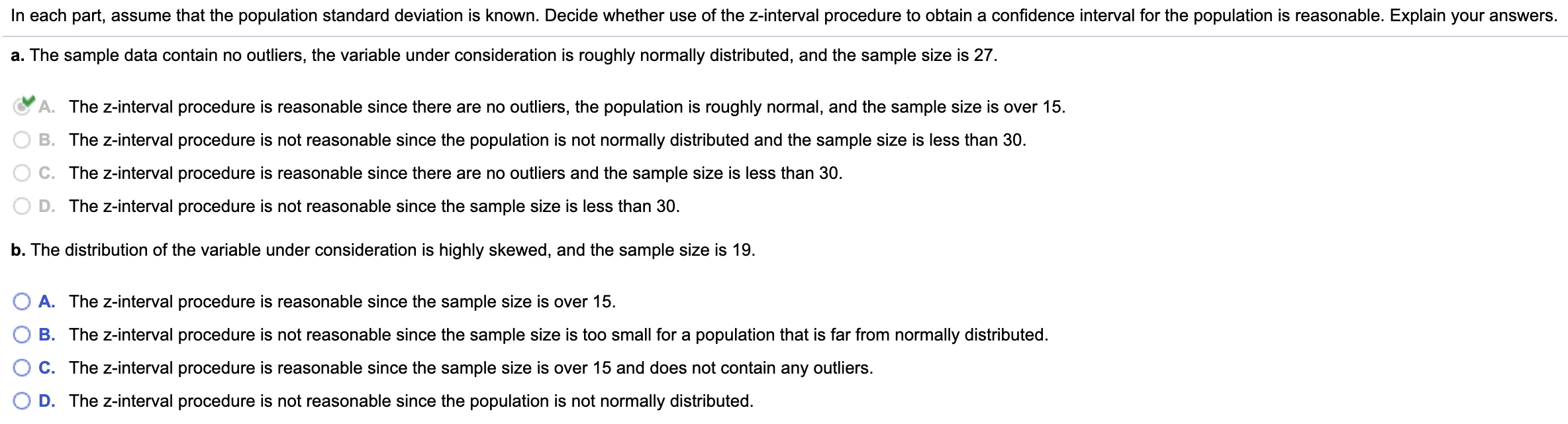 solved-in-each-part-assume-that-the-population-standard-chegg