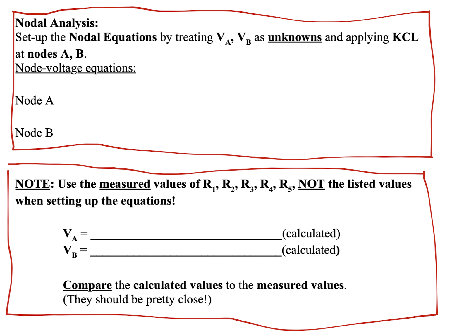 Solved Nodal Analysis: Set-up the Nodal Equations by | Chegg.com