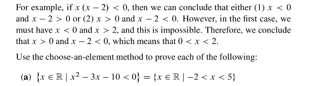 Solved To prove the following set equalities, it may be | Chegg.com