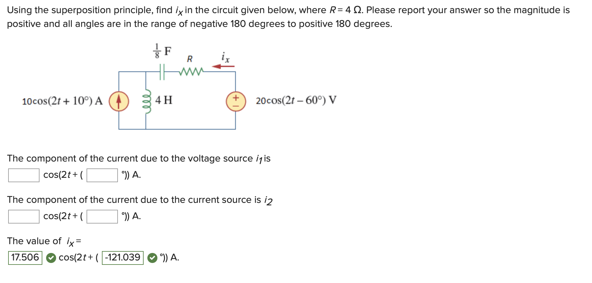 Solved Find the output current io in the circuit given below | Chegg.com