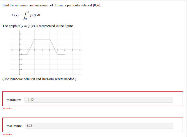 Solved Find the minimum and maximum of A over a particular | Chegg.com