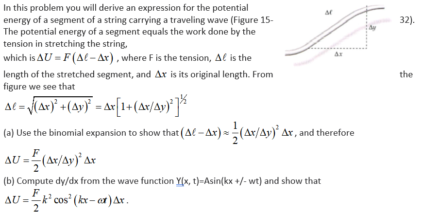 Solved 32). In this problem you will derive an expression | Chegg.com