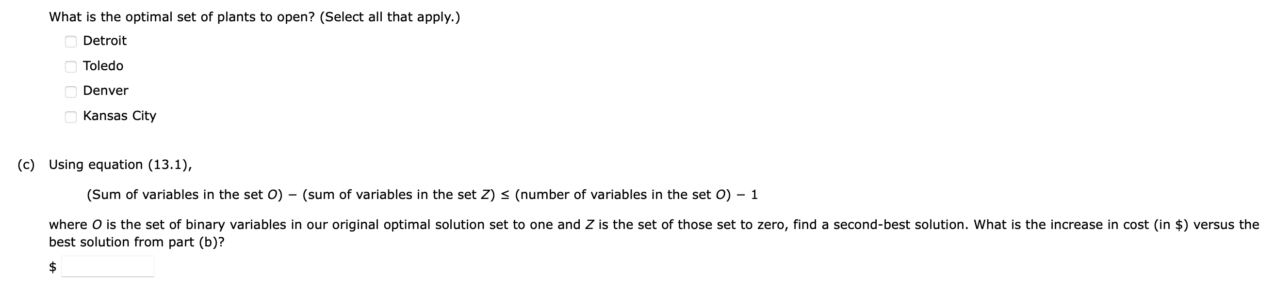 Solved annual fixed cost and the annual capacity for the | Chegg.com