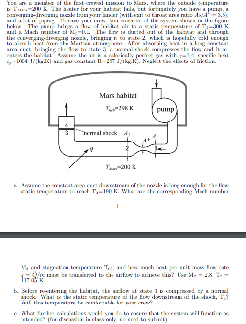 [Solved]: You are a member of the first crewed mission to