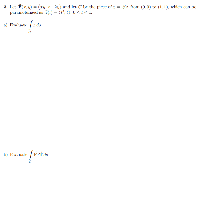 Solved 3. Let F(x,y)= xy,x−2y and let C be the piece of | Chegg.com
