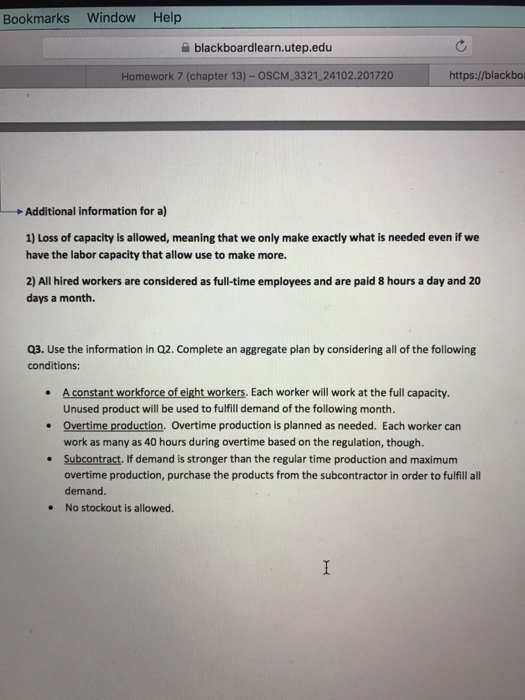 Solved w History Bookmarks Window Help blackboardlearn | Chegg.com
