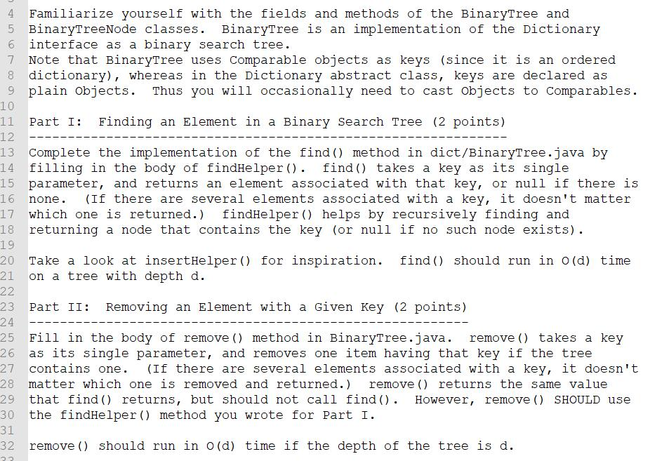 Solved 4 Familiarize yourself with the fields and methods of | Chegg.com