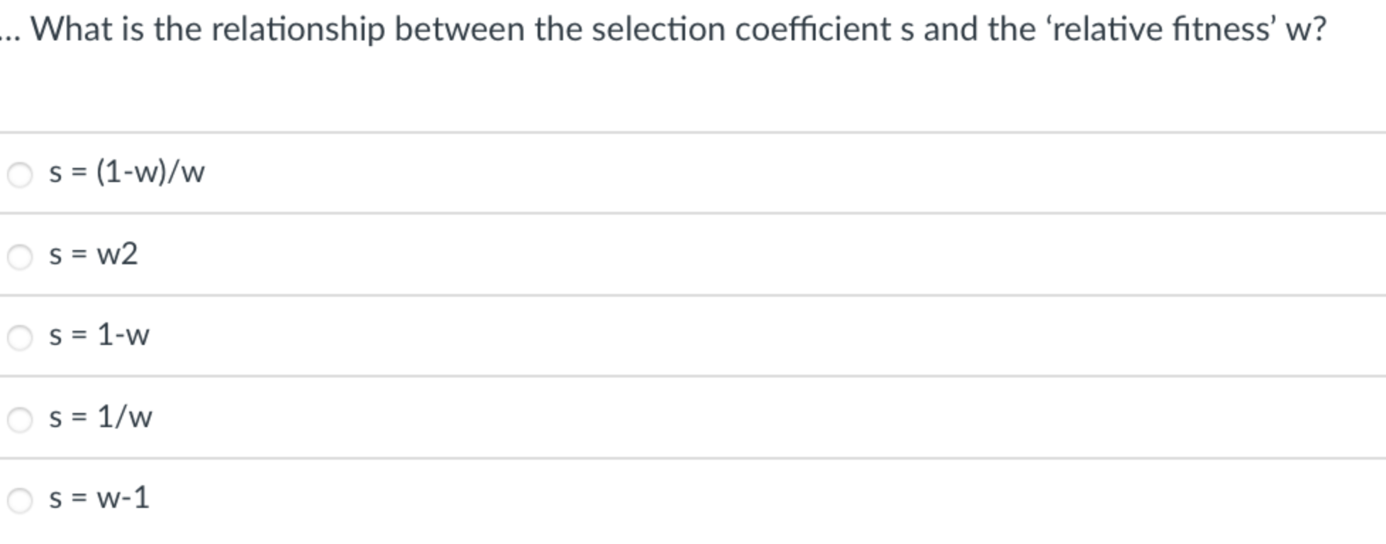 Solved What is the relationship between the selection | Chegg.com