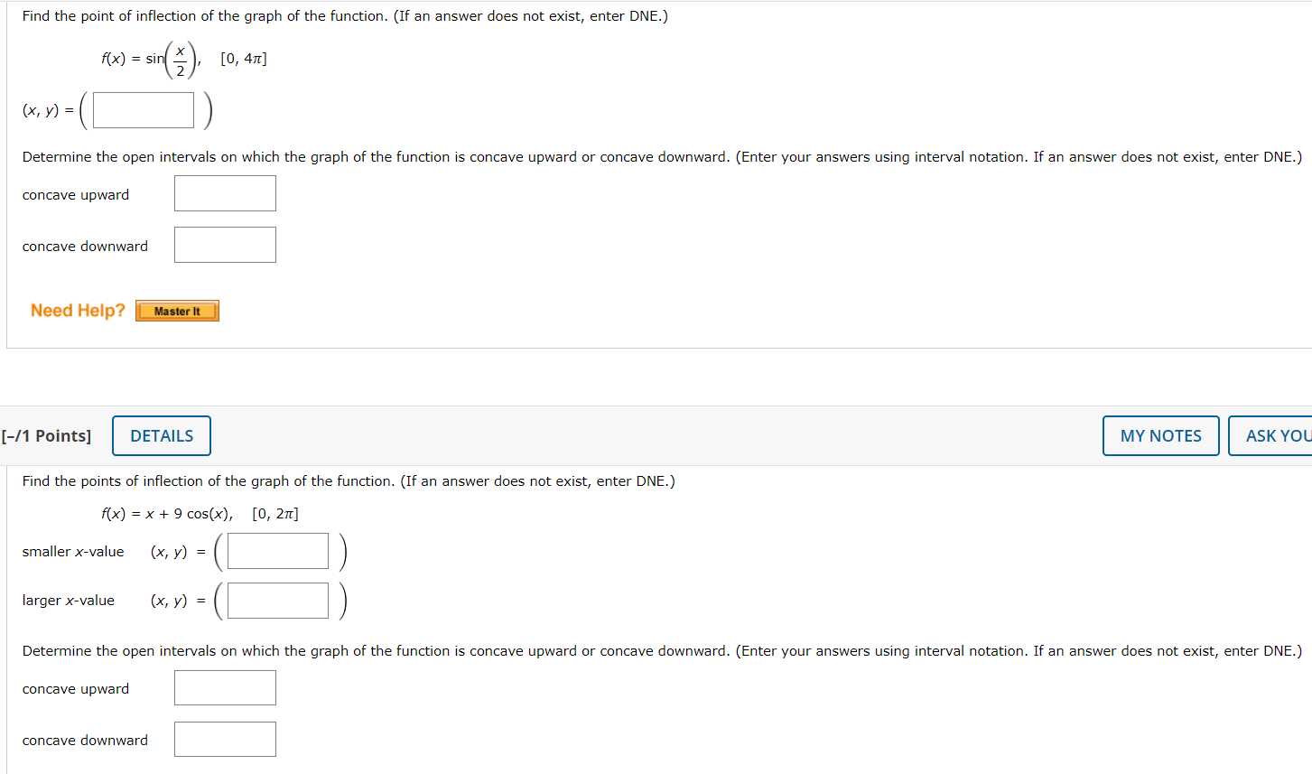 Solved Find the point of inflection of the graph of the | Chegg.com