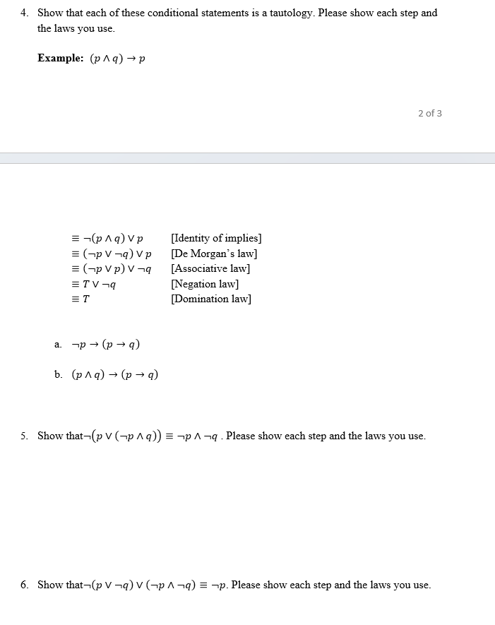 Solved 4. Show that each of these conditional statements is | Chegg.com